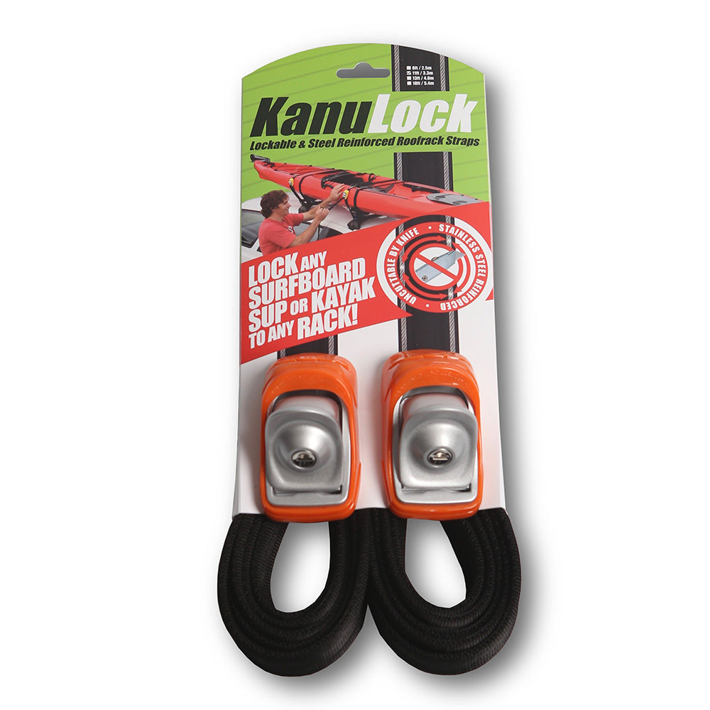 3.3M / 11FT KANULOCK LOCKABLE TIE-DOWN STRAPS – Kanulock USA
